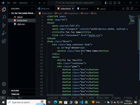 fareed hussain on linkedin webdevelopment coding tictactoegame