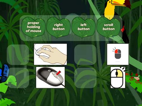 Computer Mouse Parts Match Up