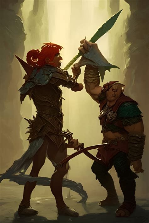 Orc Vs Elf By Arklorn On Deviantart