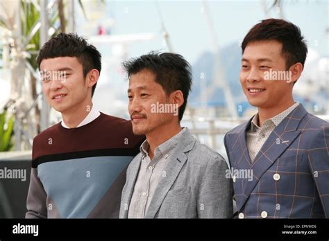 Cannes France 20th May 2015 Actors Dong Zijang Liang Jingdong
