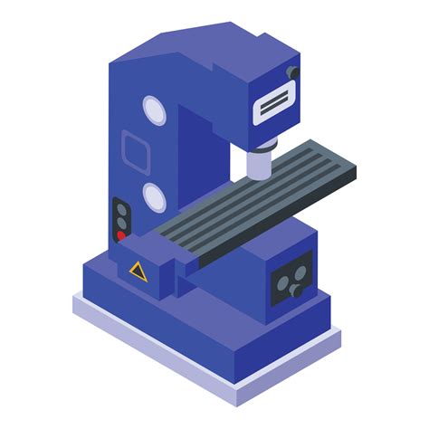 Cnc Milling Machine Icon Isometric Style 15914395 Vector Art At Vecteezy