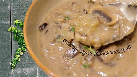 비건 버섯 크림 수프 양송이와 느타리버섯으로 수프 만들기 Youtube