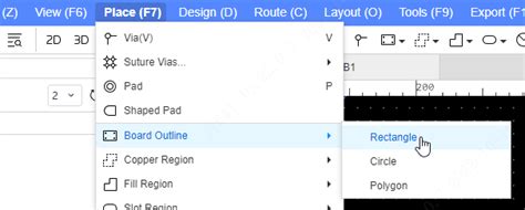 Board Outline EasyEDA Pro User Guide