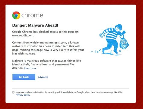 Malware Warning From Advertiser On Reddit Scrolller
