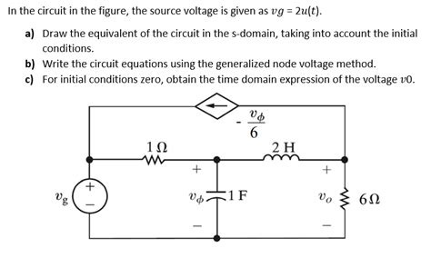 Solved In The Circuit In The Figure The Source Voltage Is Chegg