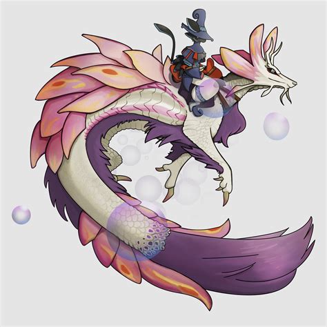 Artstation Monster Hunter Mizutsune And Rider