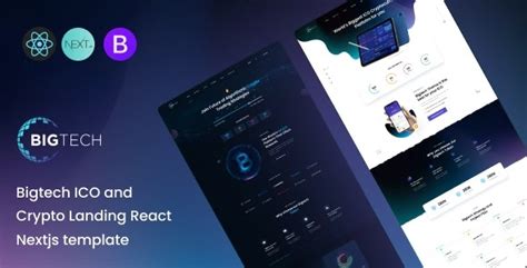 Nulled Bigtech Ico And Crypto Landing React Nextjs Template