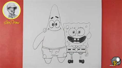 نقاشی ساده آموزش نقاشی باب اسفنجی و پاتریک فیلو