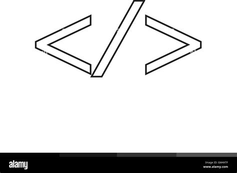 Language Html Icon Progrmming Code Icon Illustration Design Stock Vector Image And Art Alamy