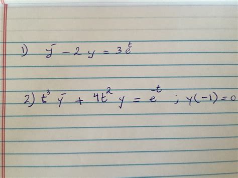 Solved Find The General Solution For The Following First