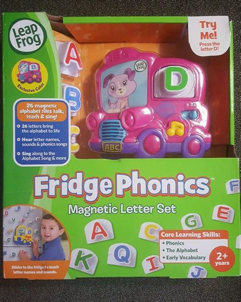 Leapfrog Fridge Phonics Magnetic Letter Set Online Exclusive Pink