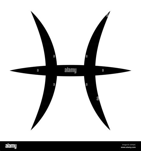 Pisces Zodiac Symbol Pisces Zodiac Horoscope Astrology Sign Stock