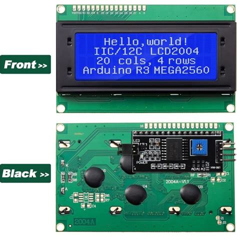Lcd2004 2004 Lcd Module Bluegreenwhite Screen 20x4 Character Lcd Display Iic I2c Serial