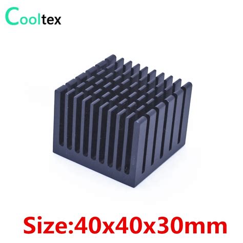 Pcs Lot X X Mm Aluminum HeatSink Heat Sink Radiator For Electronic Chip RAM IC Cooler