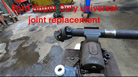 Ford Super Duty Front Drive Shaft Universal Joint Replacement Double