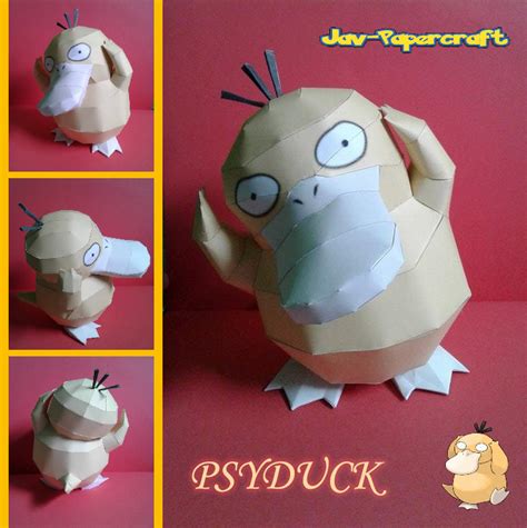 Jav Papercraft Blog Psyduck