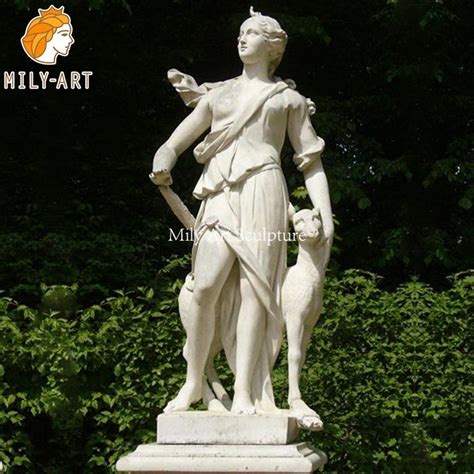 Marble Greek Goddess Artemis Statue For Garden Mlms 178 Milystatue
