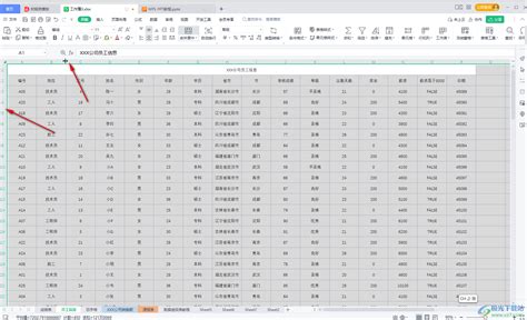 Wps Excel怎么一键调整所有行高列宽 Wps一键调整表格大小的方法教程 极光下载站