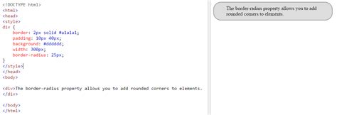 Css3 Border Radius Property Adjust Elements Corners