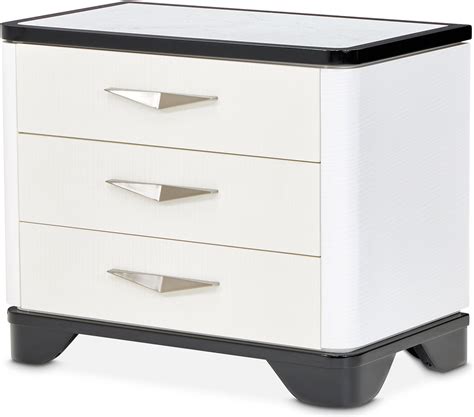 tuxedo large nightstand in piano keyboard by aico 1stopbedrooms