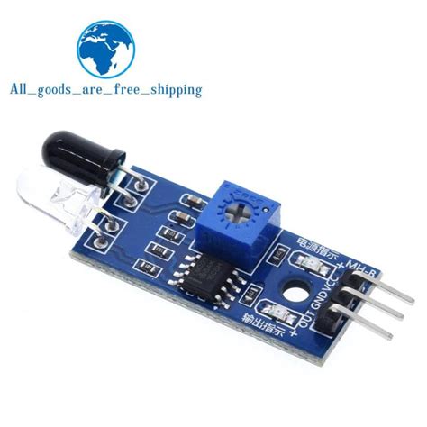 【happy One】smart Smart Car Robot Reflective Photoelectric 3pin Ir Infrared Sensor Module For