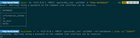 Can Not Dump All Database By Mysqldump · Issue 105 · Polardbpolardbx Sql · Github