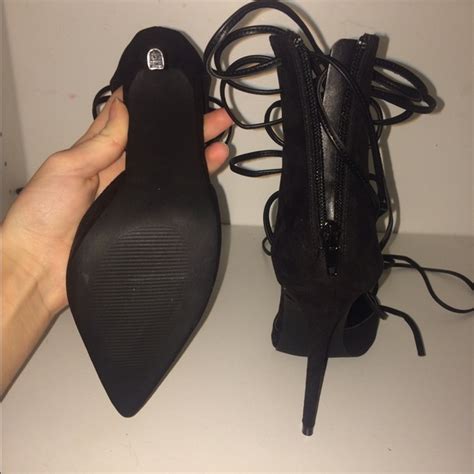 Nasty Gal Shoes Nasty Gal Strap Lace Up Stiletto Heel Poshmark