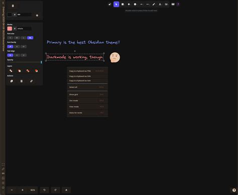 Plugin Support For Excalidraw · Issue 61 · Primary Themeobsidian · Github