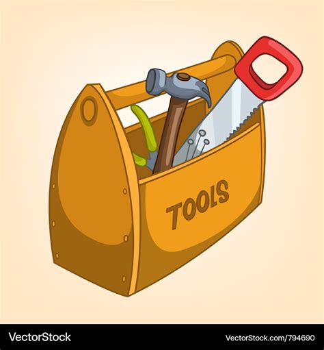 Tool Box Cartoon