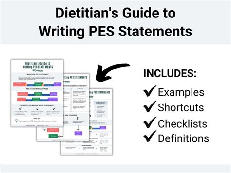 How To Write A Pes Statement With Examples Well Resourced Dietitian