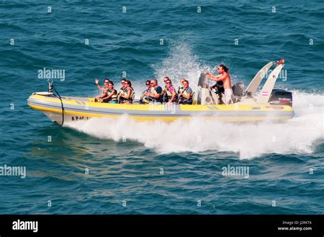 A Rigid Hulled Inflatable Boat Rhib Rigid Inflatable Boat Rib Is A Lightweight But High