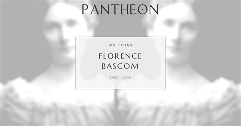 Florence Bascom Biography Pantheon