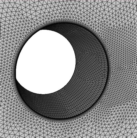 Unstructured Surface Mesh For A Cylinder Download Scientific Diagram