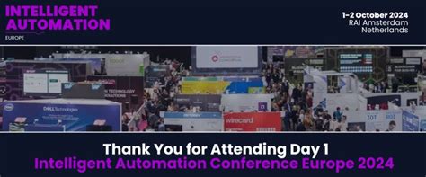 Intelligent Automation Conference On Linkedin Intelligentautomation Techex Automation