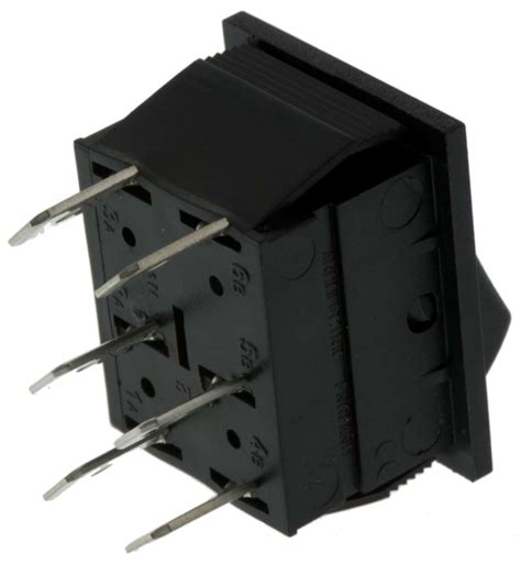 C1561aaaaa Arcolectric Bulgin Ltd Arcolectric Bulgin Ltd Dpdt On On Rocker Switch Panel