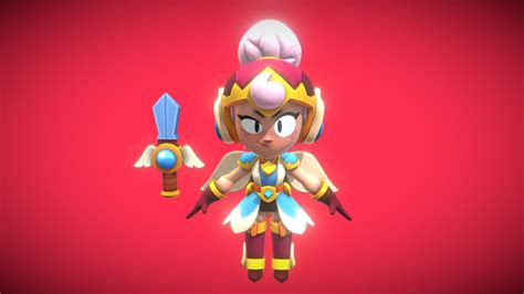 Valkyrie Janet T Pose Brawl Stars Download Free 3d Model By Shertiku