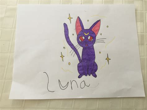 How To Draw Luna Sailor Moon