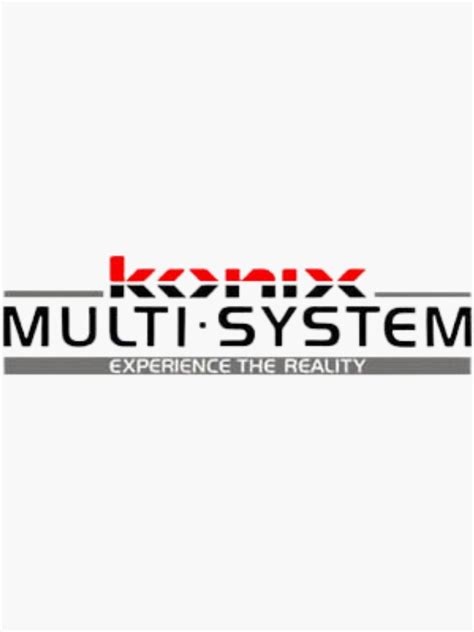 Konix Multi System Logo Sticker For Sale By Konixslipstream Redbubble