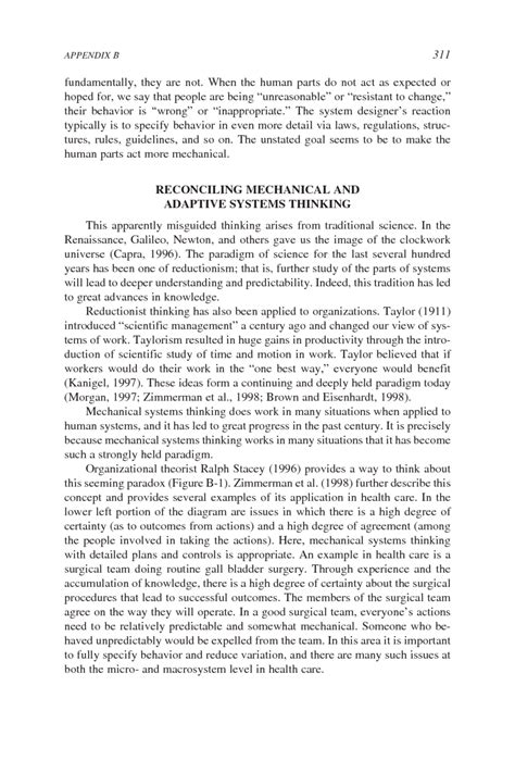 Adaptive System Work