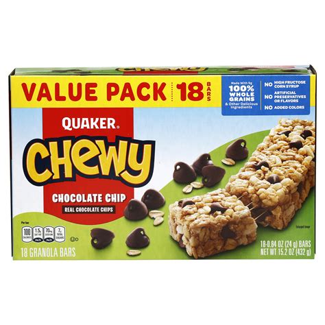 Chewy Chocolate Chip Granola Bar