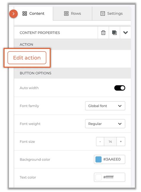 Add An Action Button To Your Campaign Thryv