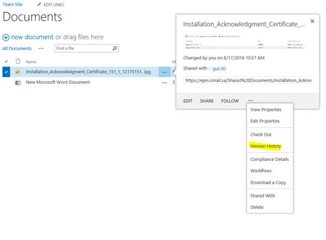 How To Moving Files In Sharepoint Without Losing Version History At James Lovins Blog