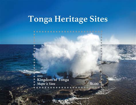 Tonga 2023 Heritage Sites 4 S S Philatelic Collector Inc
