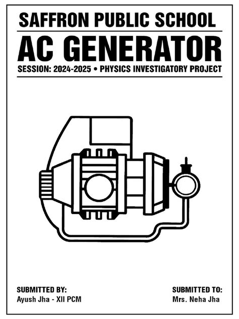 Ac Generator Pdf By Ayush Jha Pdf