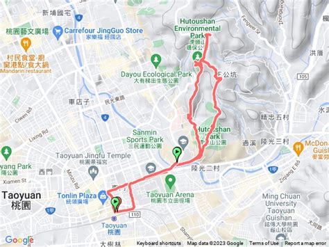 虎頭山步道 健行筆記