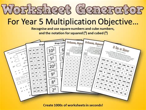 Square And Cube Numbers Intro To Notation Teaching Images