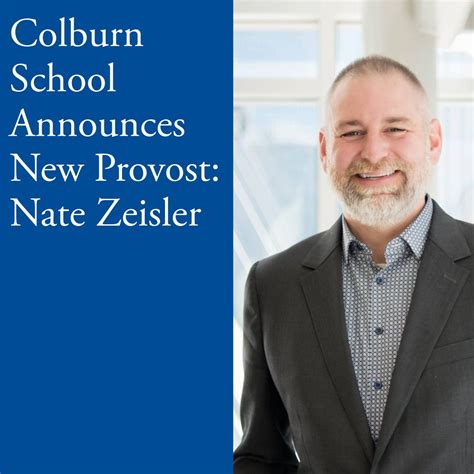 The Colburn School Is Pleased To Announce The Appointment Of Nate