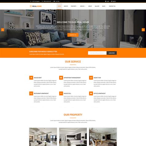 Realhome Real Estate Html5 Responsive Template