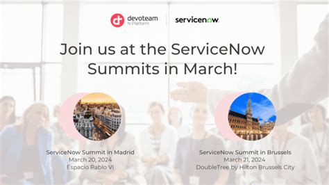 Servicenow Devoteamnplatform Conference Servicenowpartner