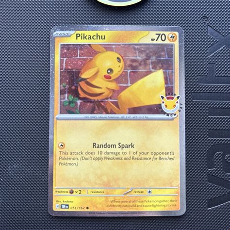 Pikachu Pokemon Day 2026 Promo Card 051162 With Coin Ebay Uk